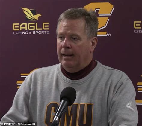 Central Michigan Head Coach Jim Mcelwain Says He Does Not Know How