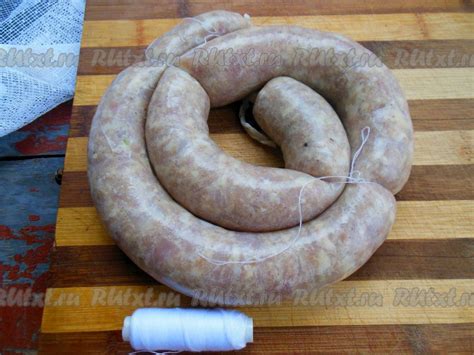 Рецепт домашней куриной колбасы в кишках: 20 фото в рецепте