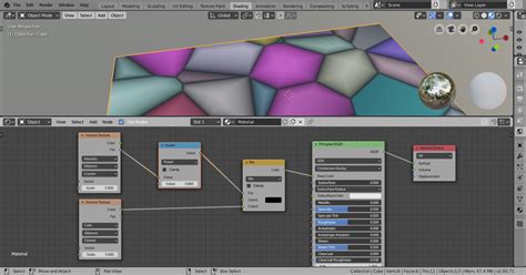 Texturing Soften Edges Of Voronoi Cells Blender Stack Exchange