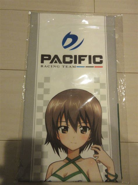 Yahooオークション 西住まほ マフラータオル 「pacific Racing Team