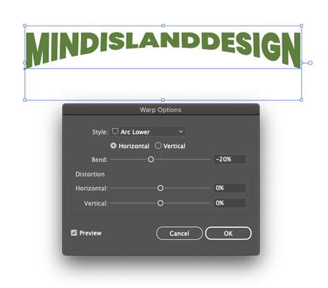 How To Curve Text In Illustrator Mind Island Design