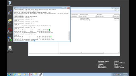 lab 13 centrify unix enabled ad users and the network file system nfs