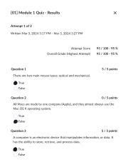 Understanding Computers Quiz Results Basics Course Hero