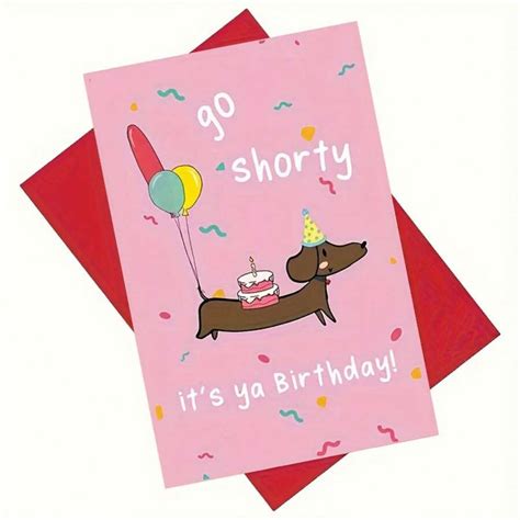 Funny Birthday Greeting Card With Envelope Cross Border Humorous Text Card Prank T Shein Usa
