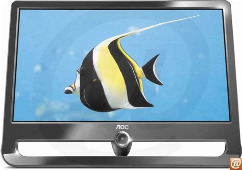 Aoc F19 Monitor 18 5 Lcd Aoc F19 1366x768 5ms 12000 1 Wide Microsafe