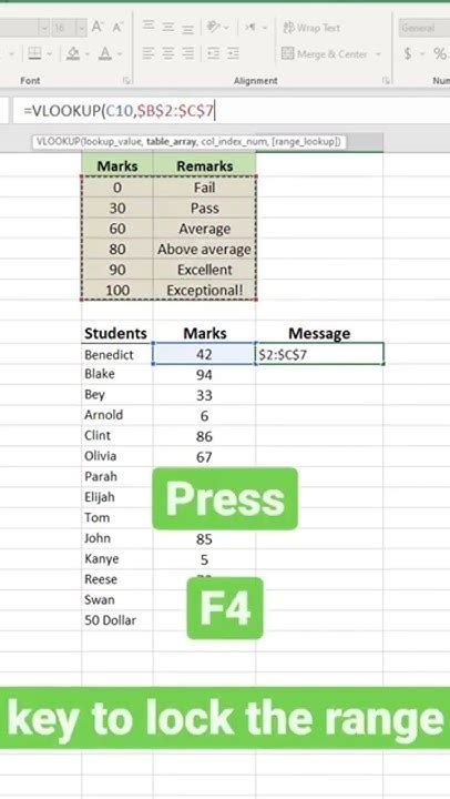 Calculate Grades Using Vlookupsheets Excel Exceltips