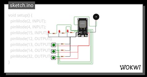 Práctica 2 Wokwi Esp32 Stm32 Arduino Simulator