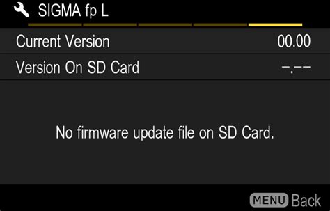 Fp L Firmware Download For Cameras Support Sigma Corporation