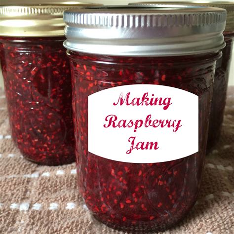 Making Raspberry Jam Summers Acres