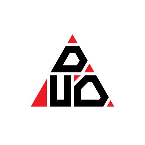 Design De Logotipo De Letra Duo Triângulo Com Forma De Triângulo