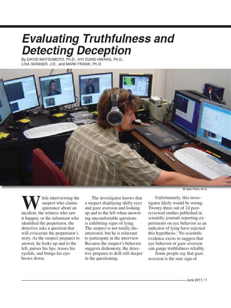 Micro Expression Pdf Nonverbal Communication Deception