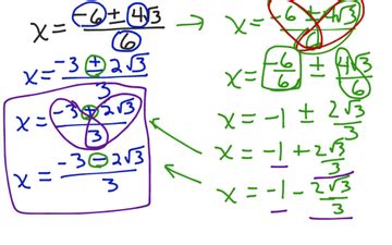 Quadratic Formula And Simplifying Radicals Educreations