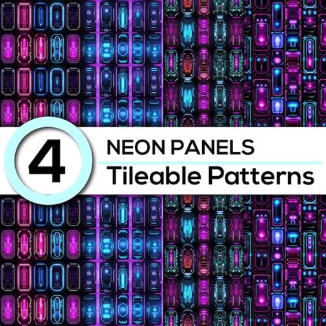 Digital Neon Patterns Psd High Quality Free Psd Templates For Download