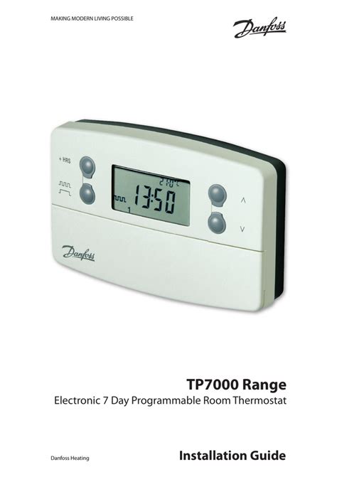 Danfoss Tp7000 Rf Guida Dinstallazione Manualzz