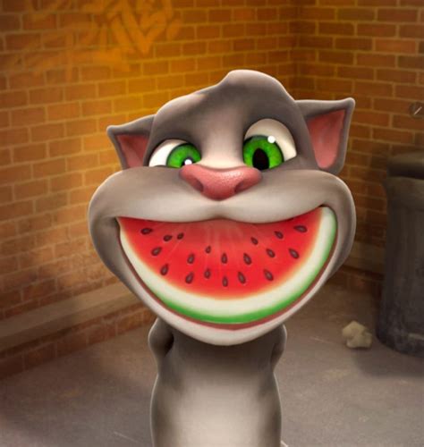 говорящий том с арбузом Создать мем Meme