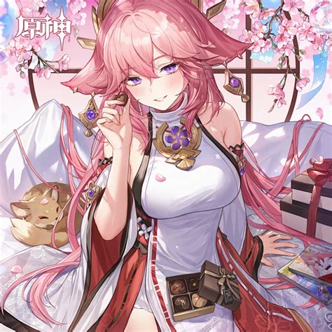 八重神子 俯视