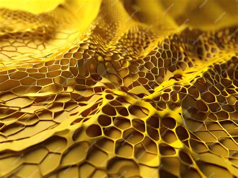Premium Photo 3d Renders Black And Golden Light Abstract Mesh Background