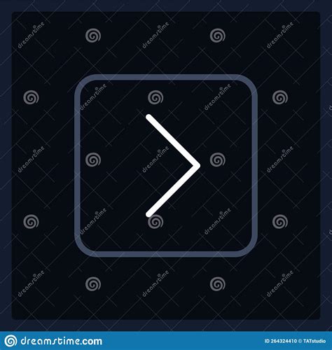 Normal Forward Arrow Ui Element Template Stock Vector Illustration Of Normal Mobile 264324410