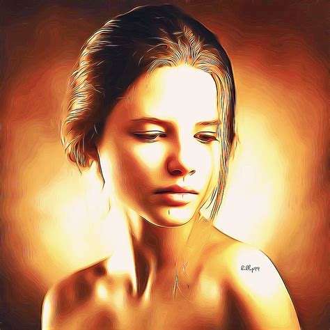 Anastasia Portrait Digital Art By Nenad Vasic Fine Art America