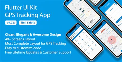 Flutter Ui Kit Gps Tracking App Graphicfort