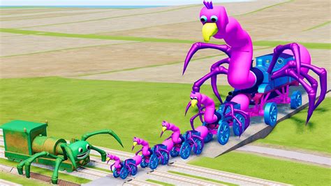 Big And Small Opila Bird Train Vs Jumbo Josh Choo Choo Charles The Train