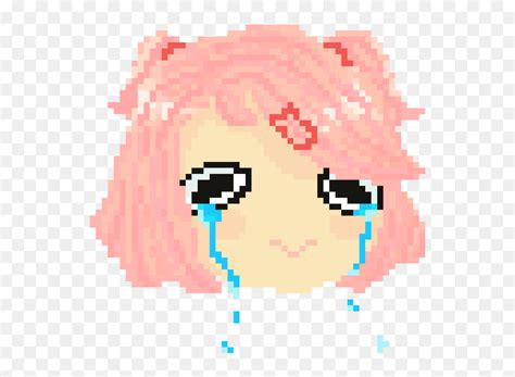 Ddlc Natsuki Pixel Art Hd Png Download Vhv