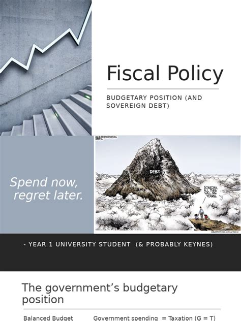 20 Fiscal Policy 4 Budgetary Position 1 Pdf Government Budget
