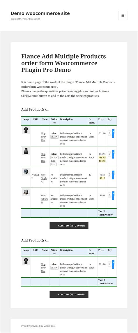 Add Multiple Products Woocommerce Plugin By Flance100 Codester