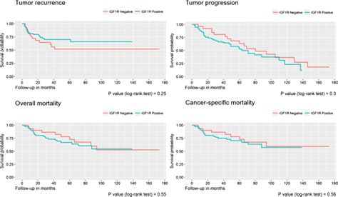 Survival Curves For Tumor Recurrence Tumor Progression Overall