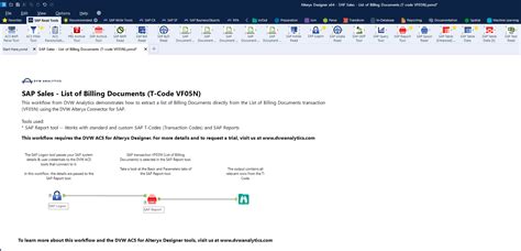 Sap Sales List Of Billing Documents T Code Vf05 Alteryx Community