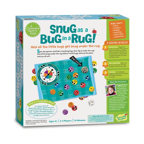 Snug As A Bug In A Rug Cooperative Board Game Toysrus
