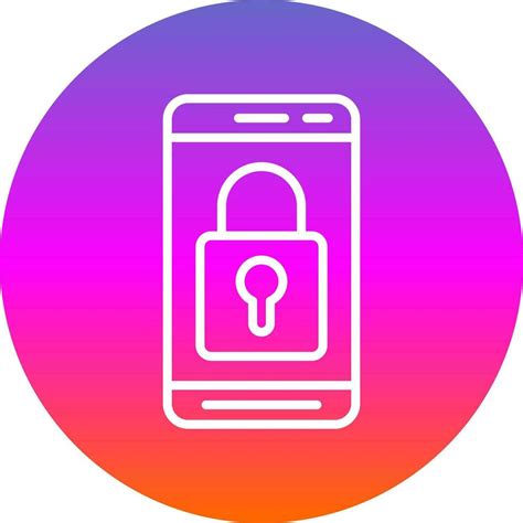 Mobile Lock Vector Icon Design 26245728 Vector Art At Vecteezy