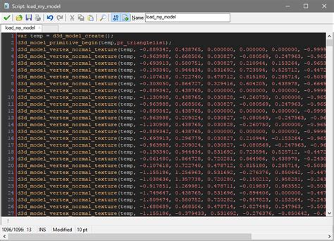 Blender Addon Export GameMaker D Model Script Martin Crownover