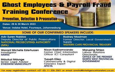 Ghost Employees Payroll Fraud Training Conference South African Business Integrator