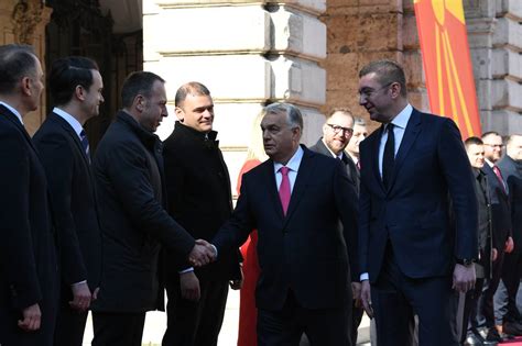 Hristijan Mickoski Во рамки на самитот остварив средба со премиерот Виктор Орбан при што