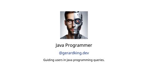 Java Programmer Gpts Features And Functions Examples And Prompts Gpt Store