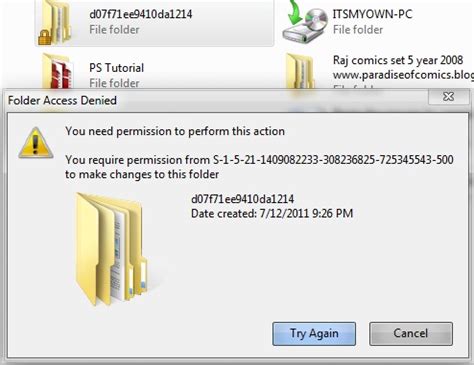 Unable To Delete Folder In Windows 7 Super User