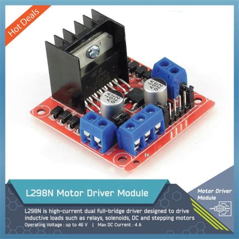 Jual Driver Motor Dc L298n Dual H Bridge Dc Stepper Motor Drive Controller Board Shopee Indonesia