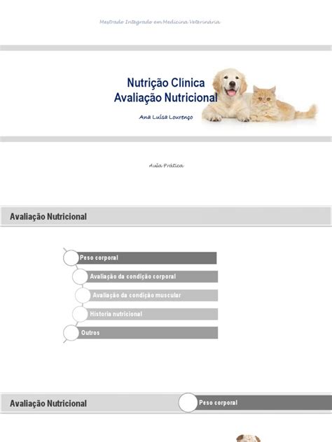 Avaliacao Nutricional Pdf Nutrição Dieta E Nutrição