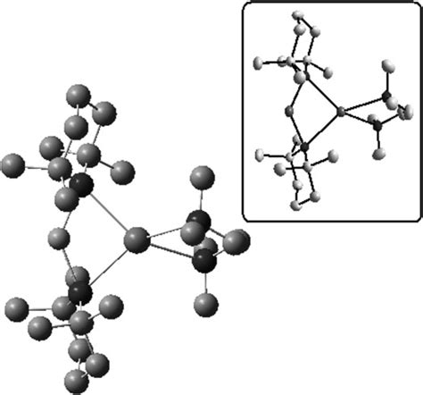 Minimum Energy Structure Of Complex 2calcd With X Ray Structure Inset Download Scientific