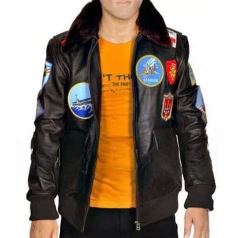 Top Gun Tom Cruise Leather Jacket Red Leather Jackets