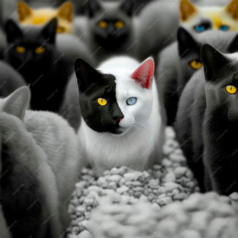 Black Cats With White Eyes