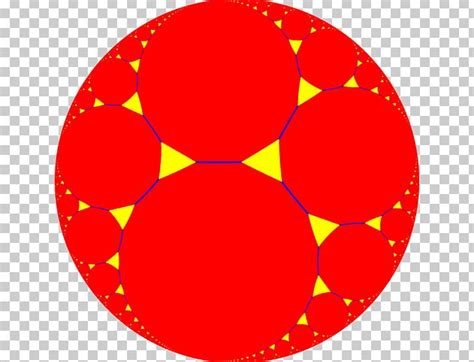 Hyperbolic Geometry Tessellation Uniform Tilings In Hyperbolic Plane Honeycomb Png Clipart