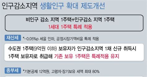 세컨드 홈 사도 1주택자지방 살리기 효과 평가 엇갈려 2024 경제정책