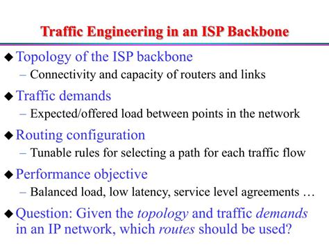 ppt traffic engineering for isp networks powerpoint presentation