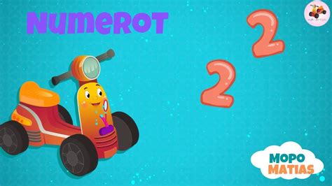 Numerot Laulu ┃opi Numeroita ┃mopo Matias┃lasten Piirrettyjä┃ Numbers