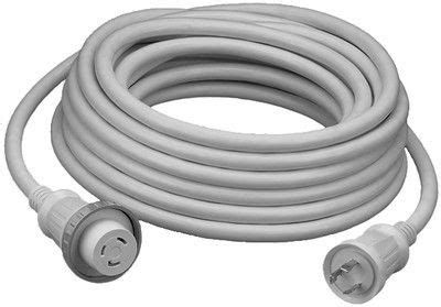 Hubbell Hbl61cm08w 30a 50 Foot White Shore Cord Electrical Component