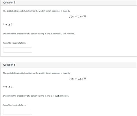 Solved Question The Probability Density Function For The Chegg
