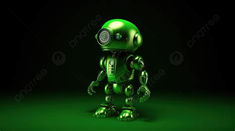Robot Green Wallpaper Hd