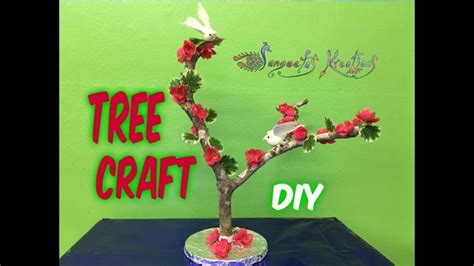 How to make Artificial Bonsai Tree Tree Craft Cómo hacer un Bonsái a Tree crafts Reuse